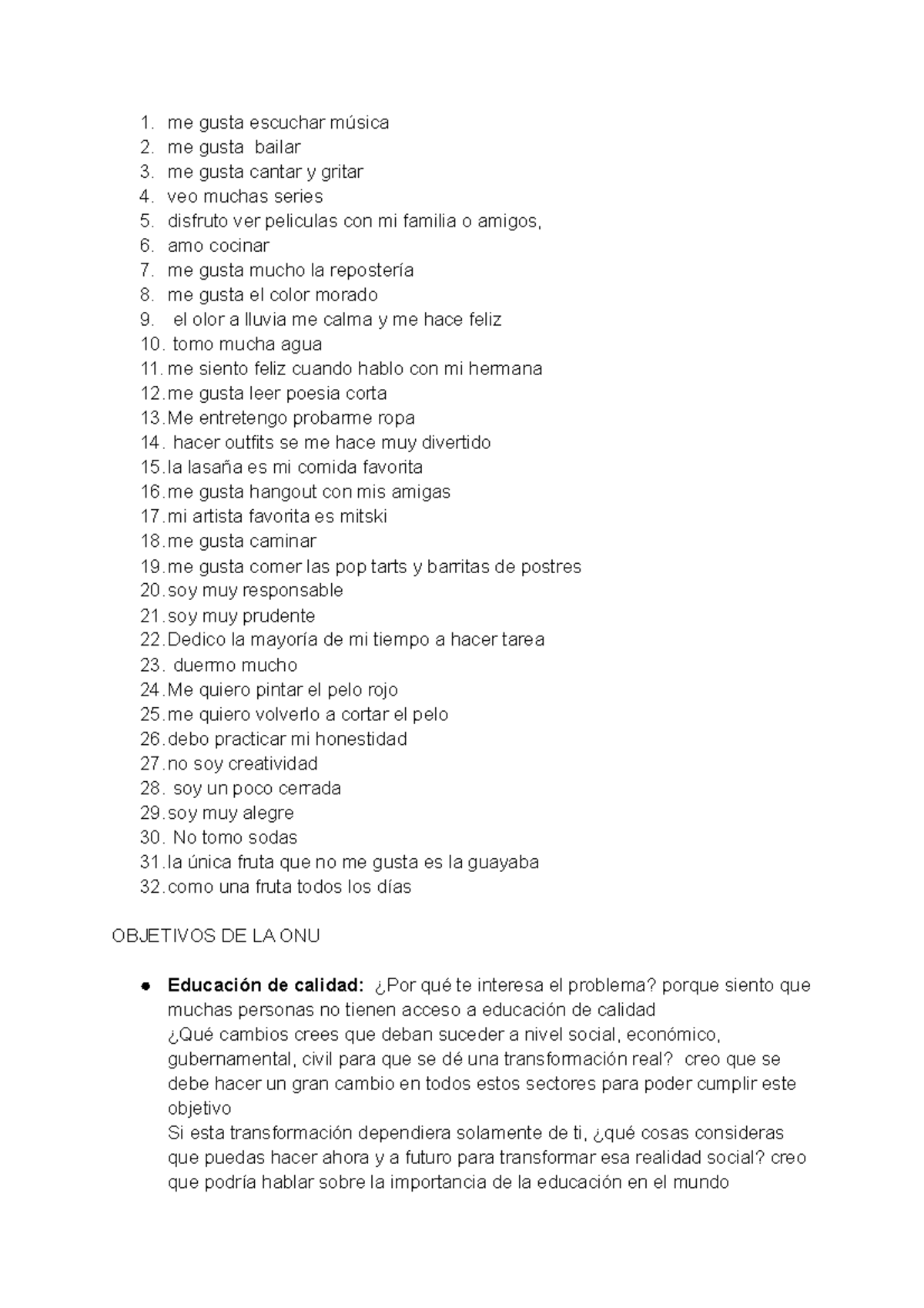 Habilidades act 8 - nnnnnnnnnn - me gusta escuchar música me gusta ...