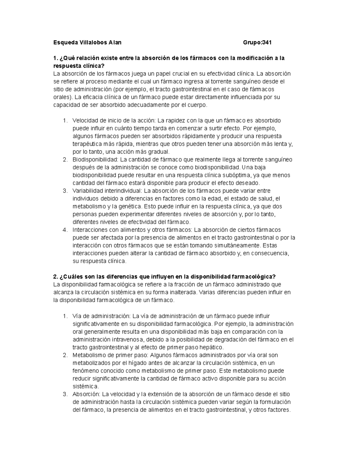 M3 - Farmacología - Esqueda Villalobos Alan Grupo: 341 ¿Qué relación ...