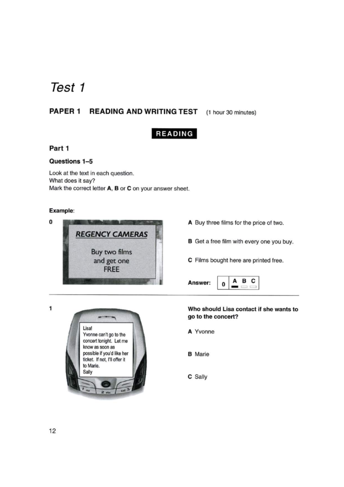 Reading 1 Mock Test - Phonetics and Phonology - Studocu