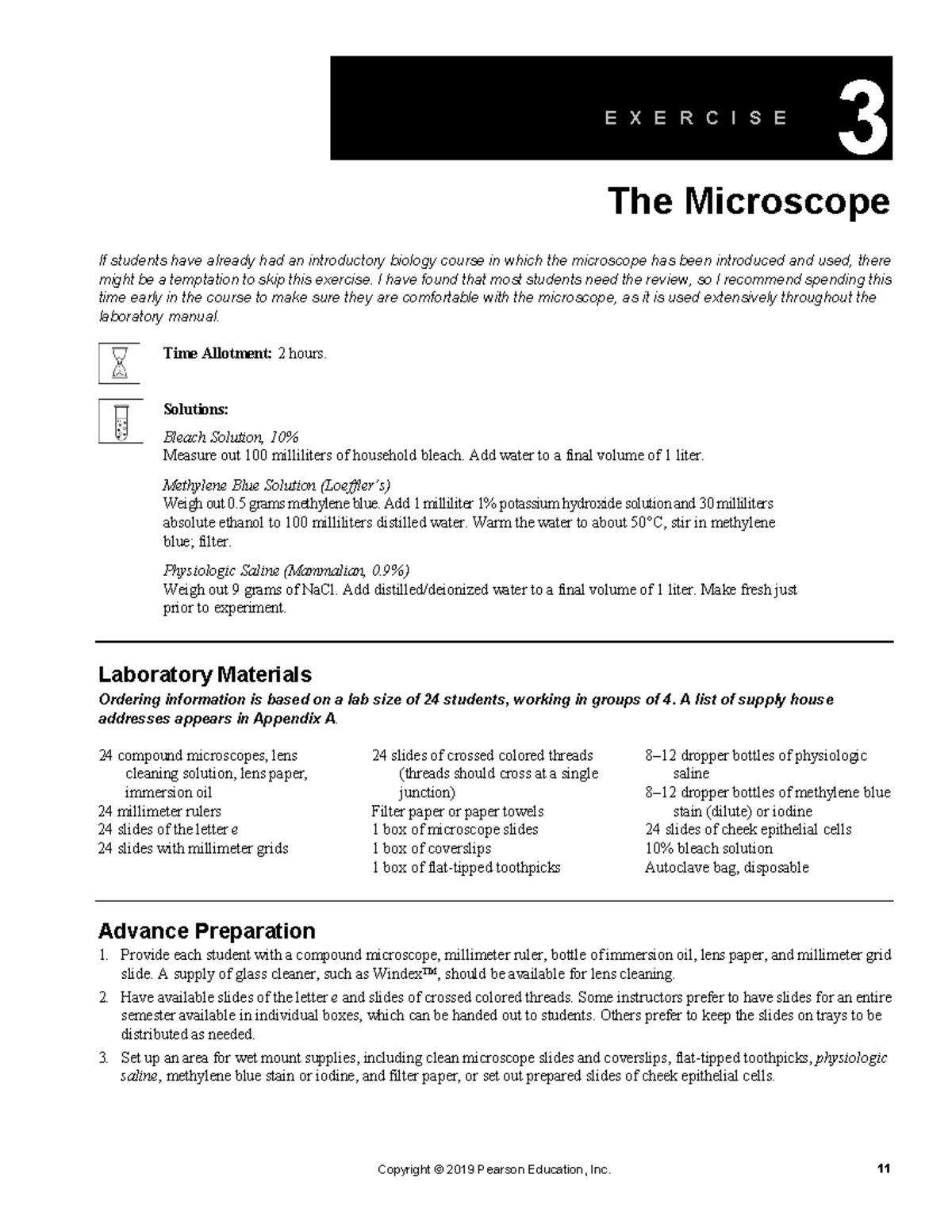 Lab Material Exercise 3 - Copyright © 2019 Pearson Education, Inc. 11 E ...