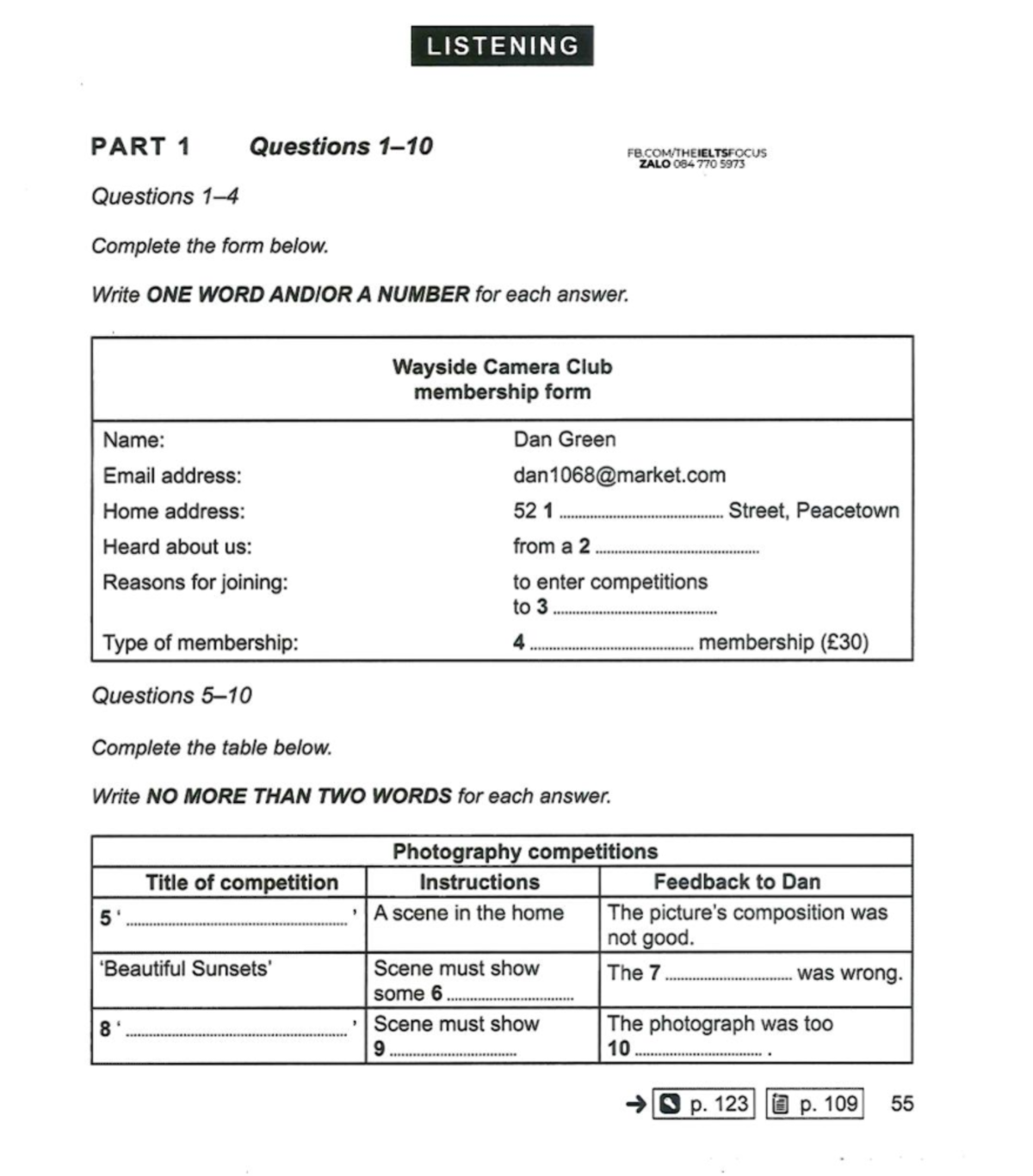 Scan 30 Th9 23 14·39·03 - PRACTICE EXAMINATION FOR IELTS - Giải chi ...