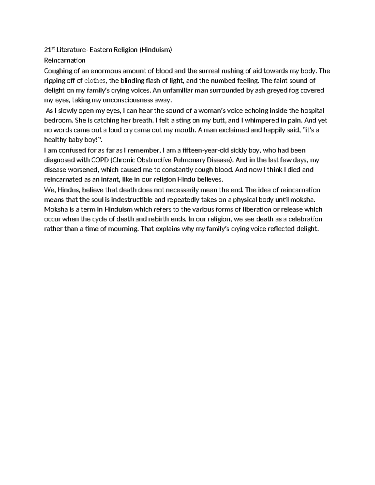 21st Literature pt ganda na sana aww - 21 st Literature- Eastern ...