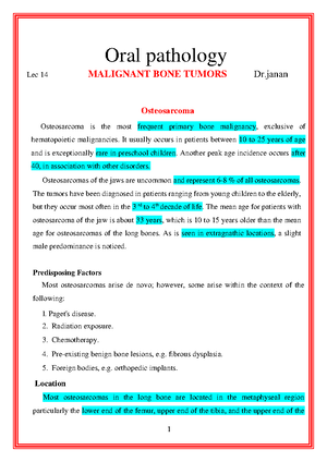 Oral Pathology(13) - Oral Pathology - LEC-8&9 Oral pathology Dr. Janan ...