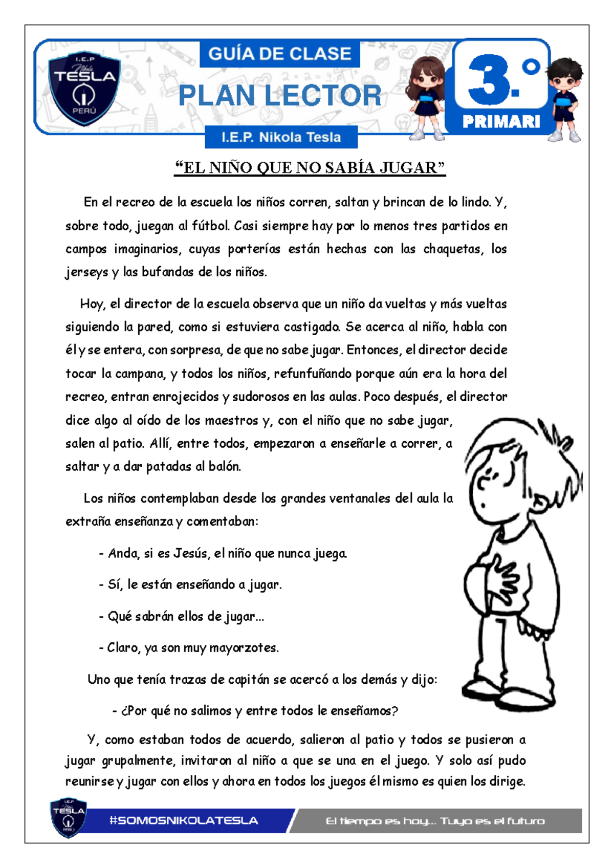 EL NIÑO QUE NO Sabía Jugar - “EL NIÑO QUE NO SABÍA JUGAR” En el recreo ...