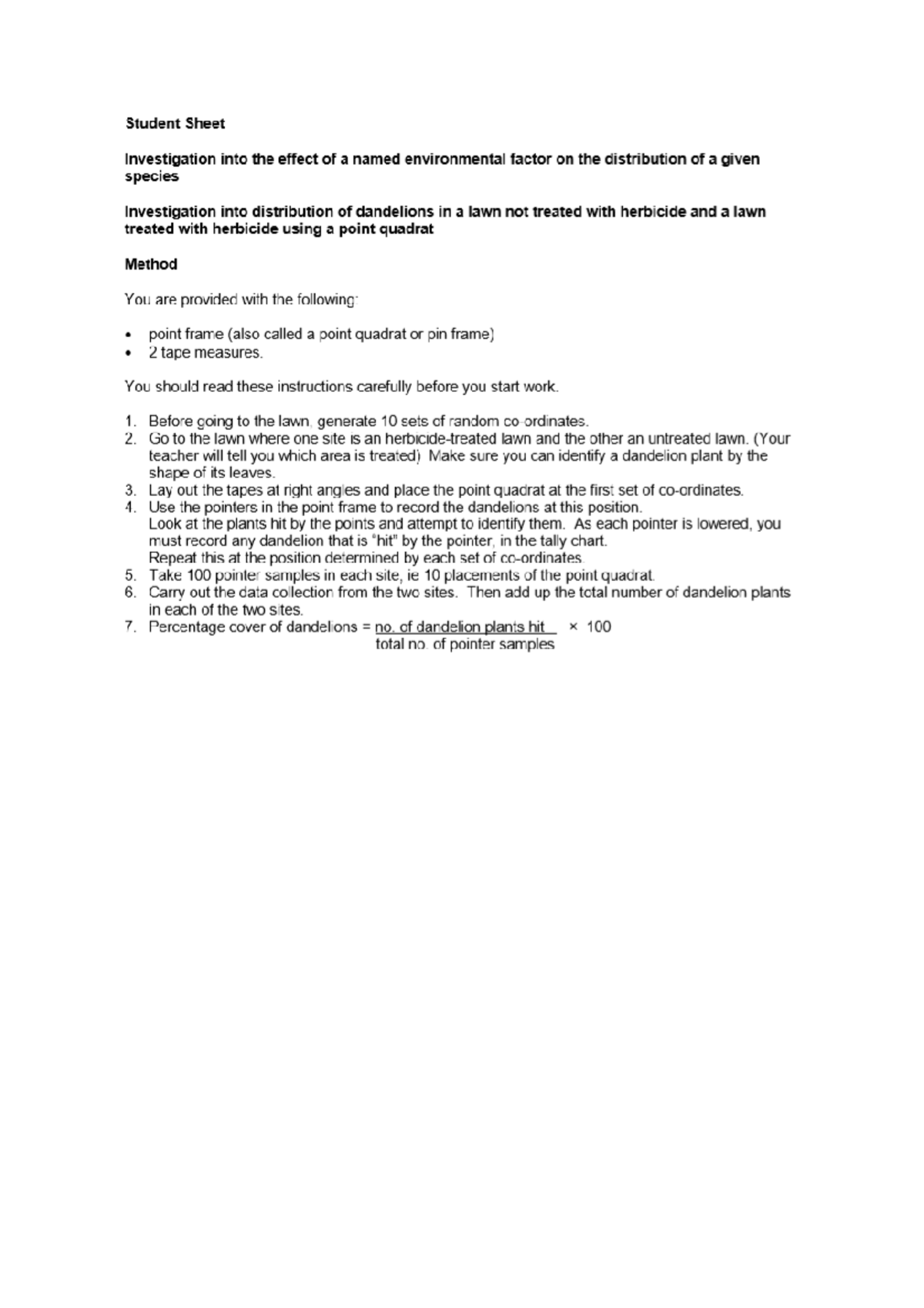 Method for required practical 12 rpp - FND06 - Studocu