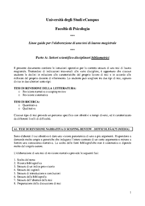 Prova Finale Master Ecampus A28 - Studocu