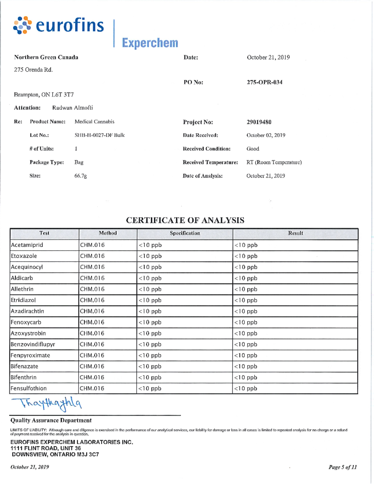1. SHB-H-0027 Pesticide Cof A - CHEM1020U - Studocu