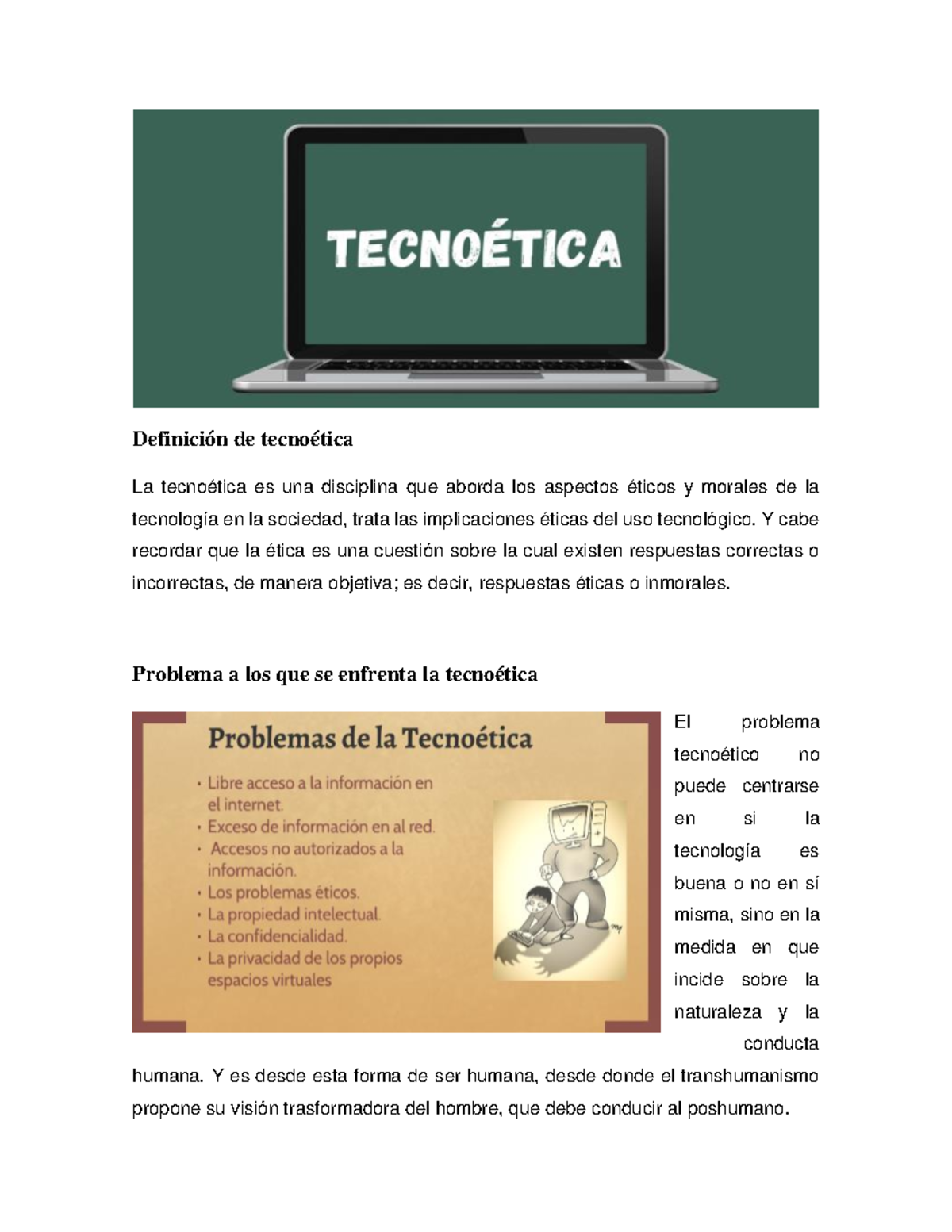 Tecnoética asdas dsad sa dsadasdsadas dsadasd - Taller de Investigacion ...