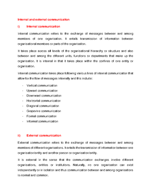 Types of communication - These types are determined by the individuals ...
