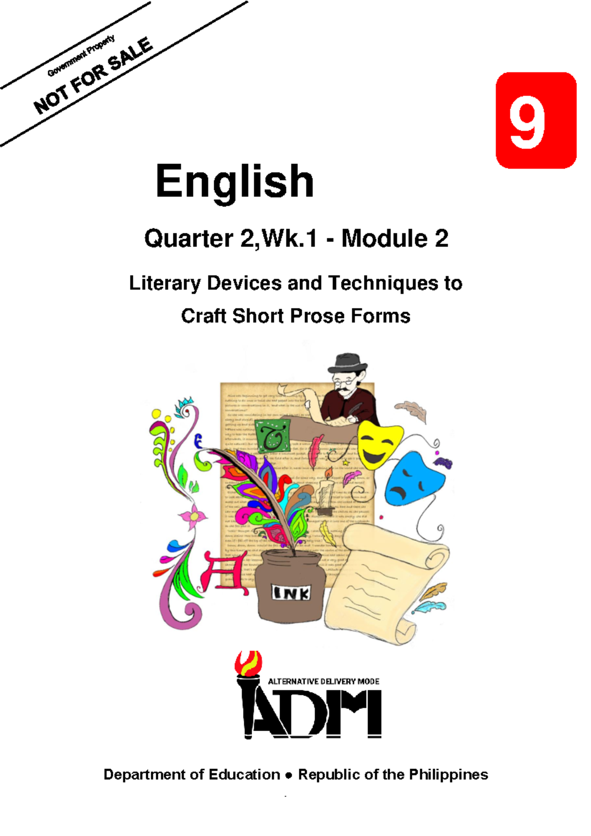 Eng9 Q2 Mod2 Wk1 Use-Literary-Devices-And-Techniques v3 - i English Quarter 2,Wk - Module 2 ...