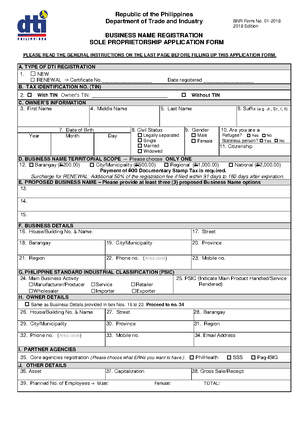 DTI permit - example - dti DEPARTMENT TRADE I INDUSTRY This certifies ...