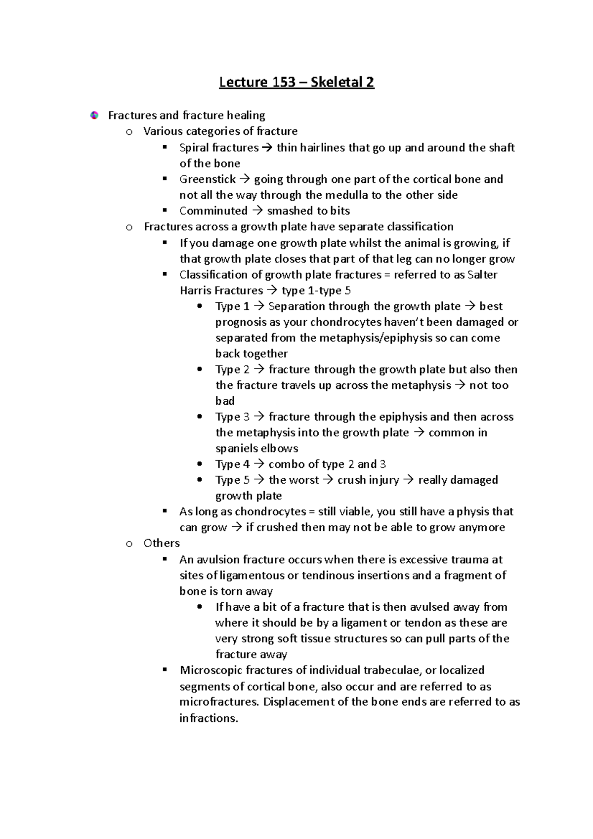 Lecture 153 – Skeletal 2 - Lecture 153 – Skeletal 2 Fractures and ...