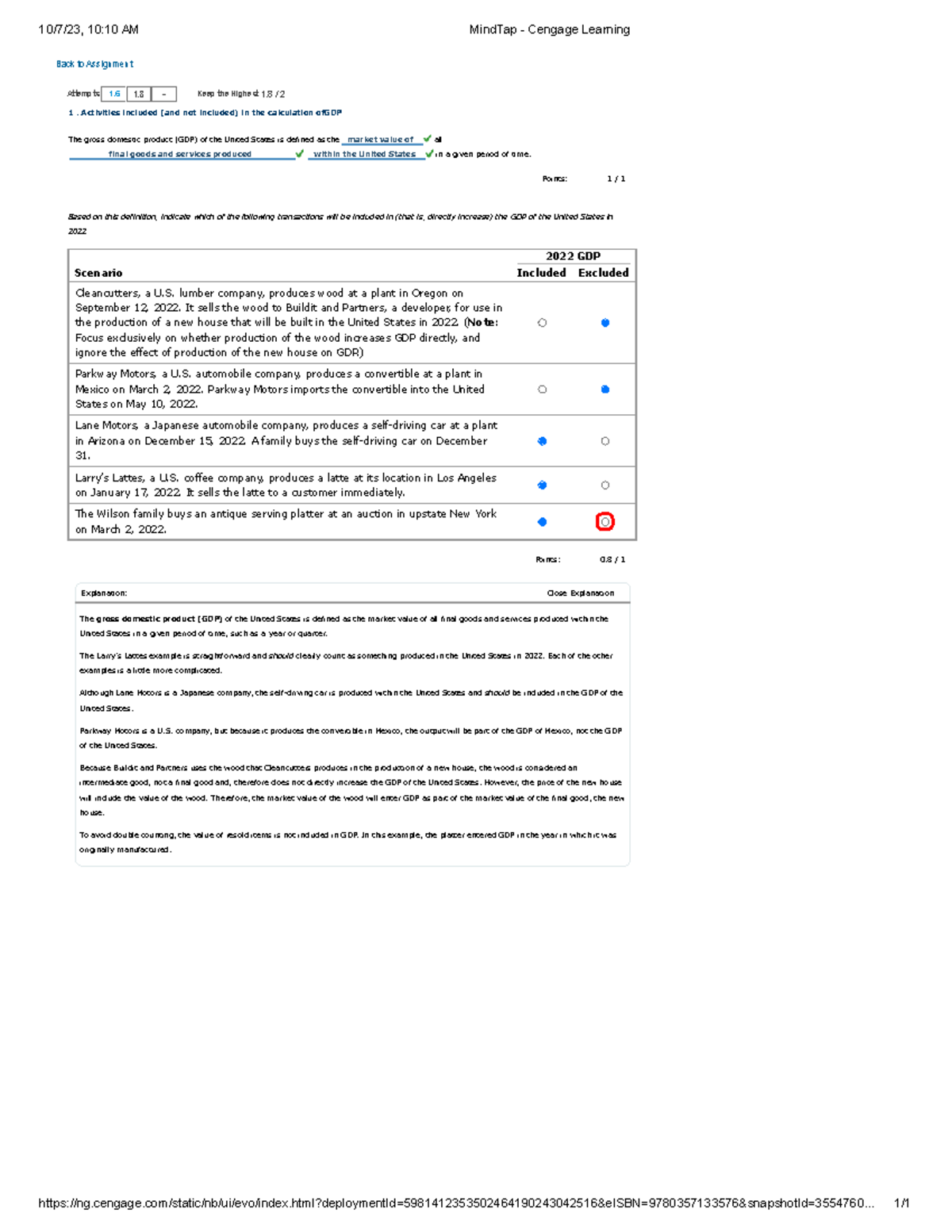 Module Three Quiz Question 1 - 10/7/23, 10:10 AM MindTap - Cengage ...
