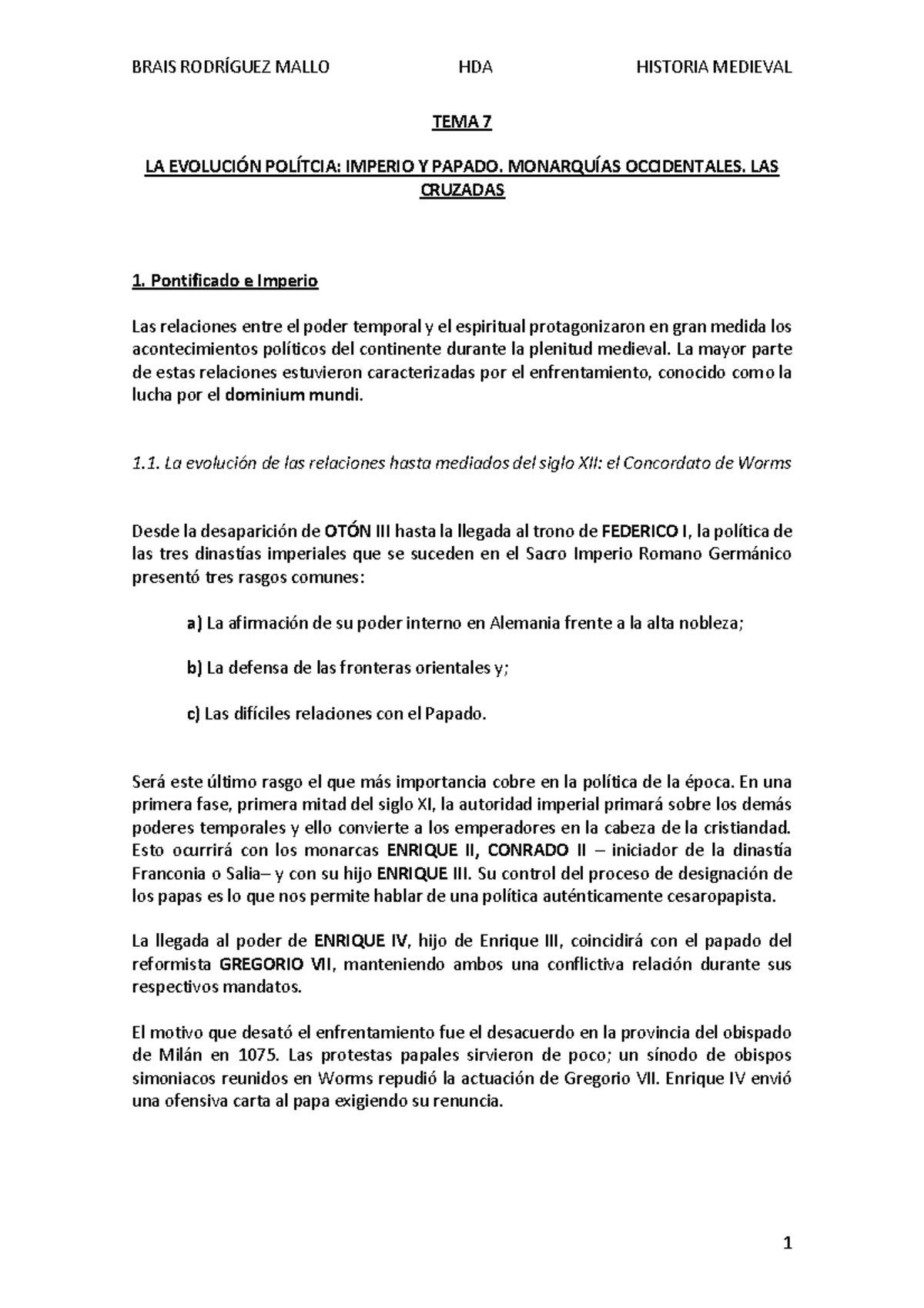 Historia Medieval TEMAS 3-15 - Warning: TT: undefined function: 32 Warning: TT: undefined ...