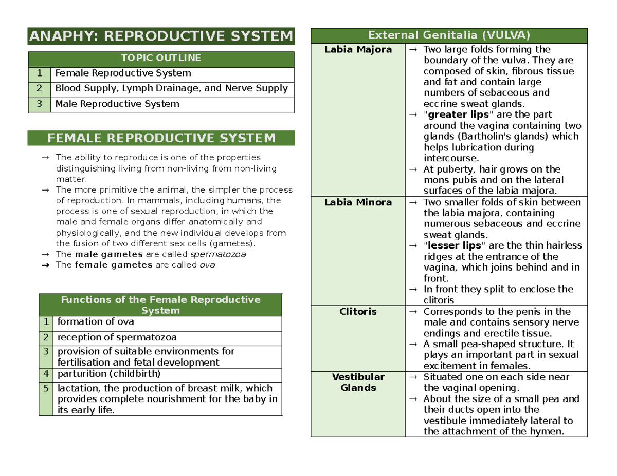 CMCA Transes - The document may not contain all relevant notes ...