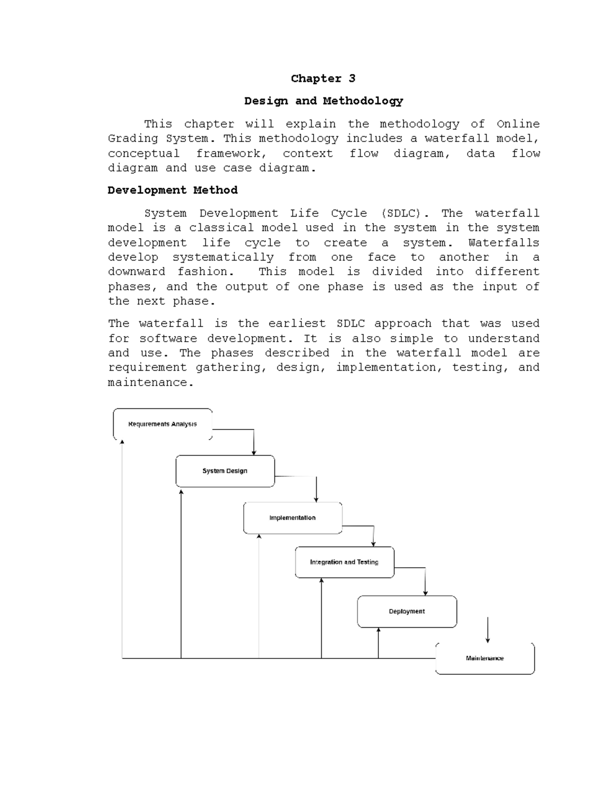 Chapter 3 sdawdawdawd - Chapter 3 Design and Methodology This chapter ...