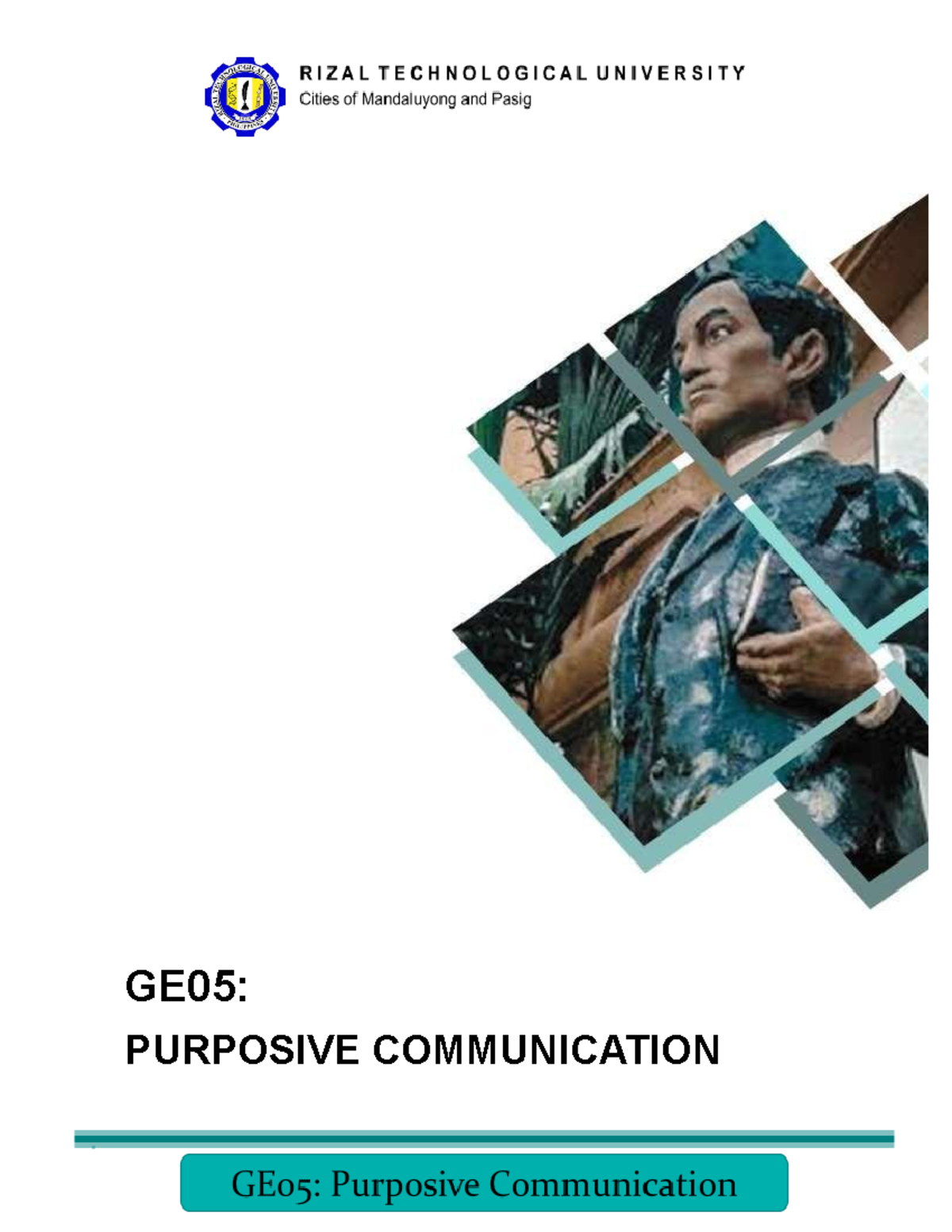 Module 8 Communication for Work Purposes - GE05: PURPOSIVE ...