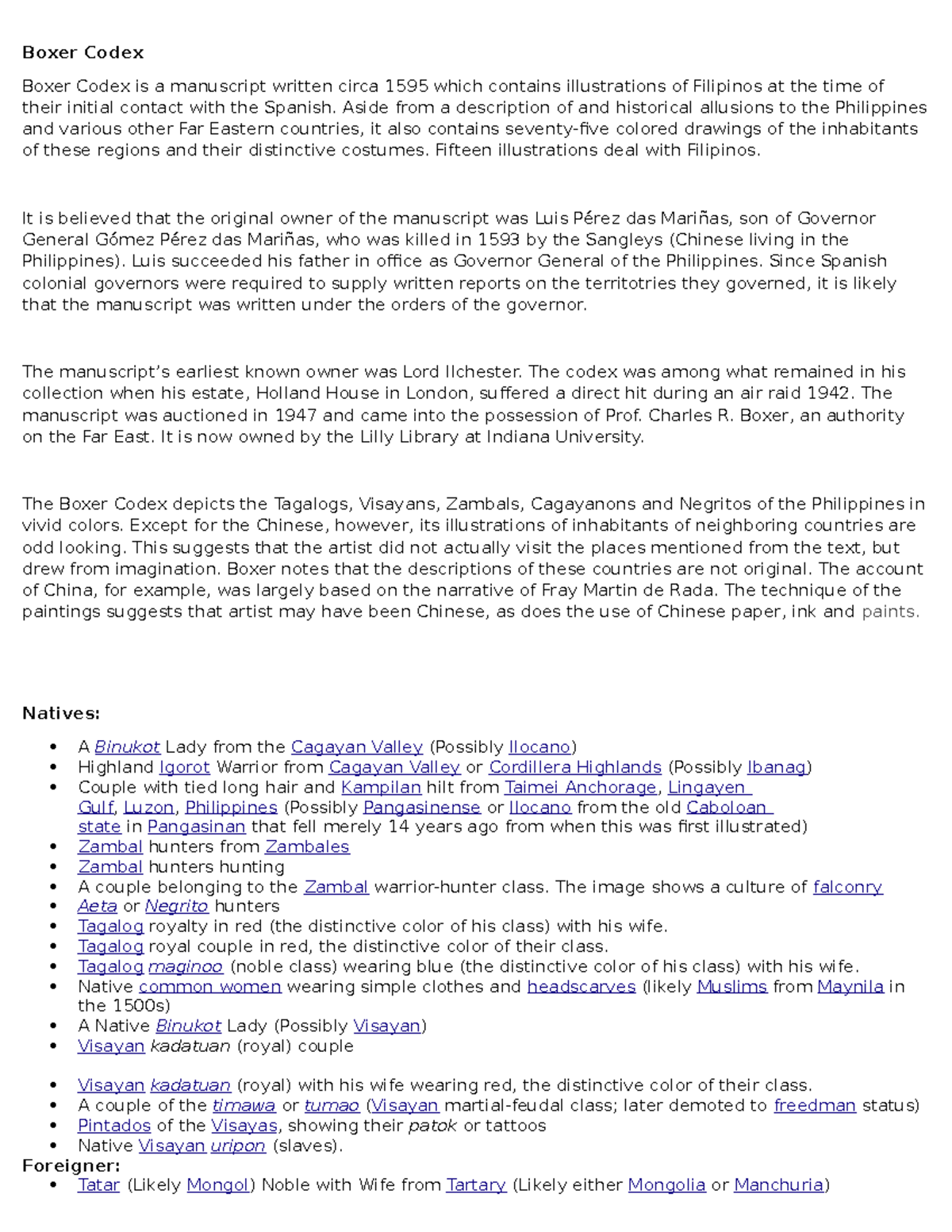 BC - Boxer Codex - Boxer Codex Boxer Codex is a manuscript written ...