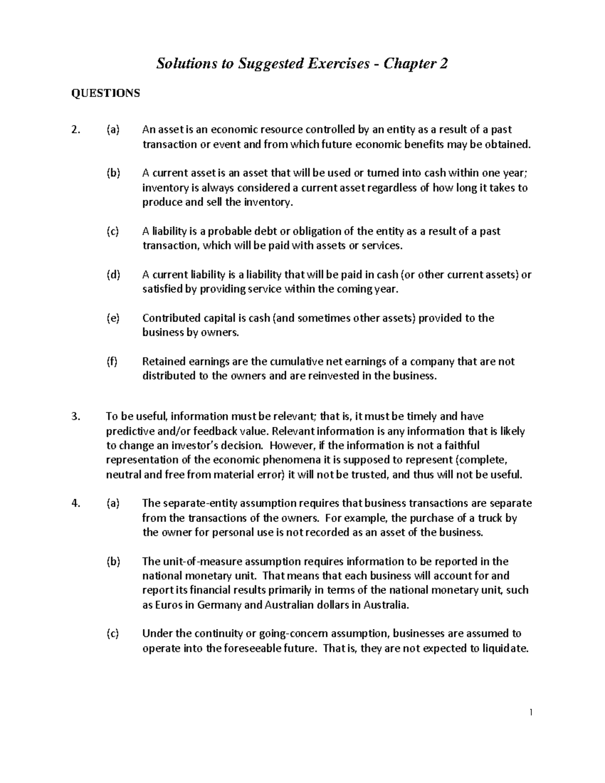 Sample/practice exam chapter 2 year, answers - Solutions to Suggested ...