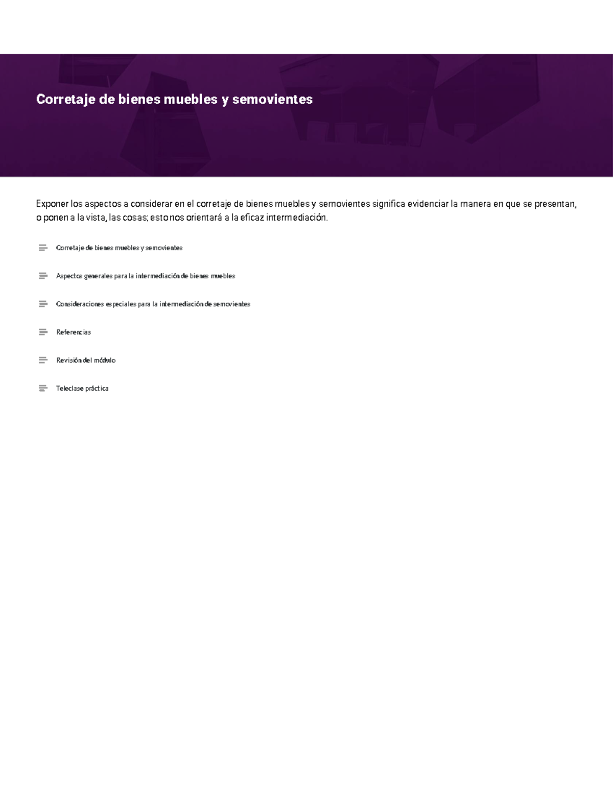 Cap 4 Corretaje de bienes muebles y semovientes - Corretaje de bienes ...