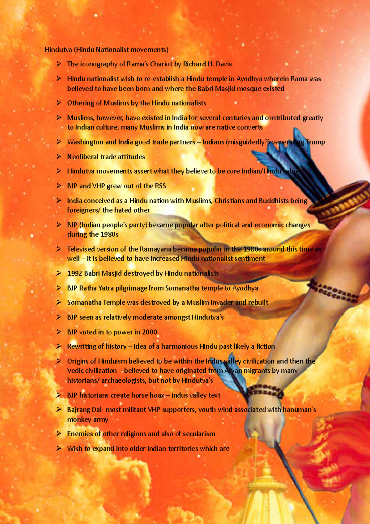 Hinduvta movements Hindu nationalism - Hindutva (Hindu Nationalist ...