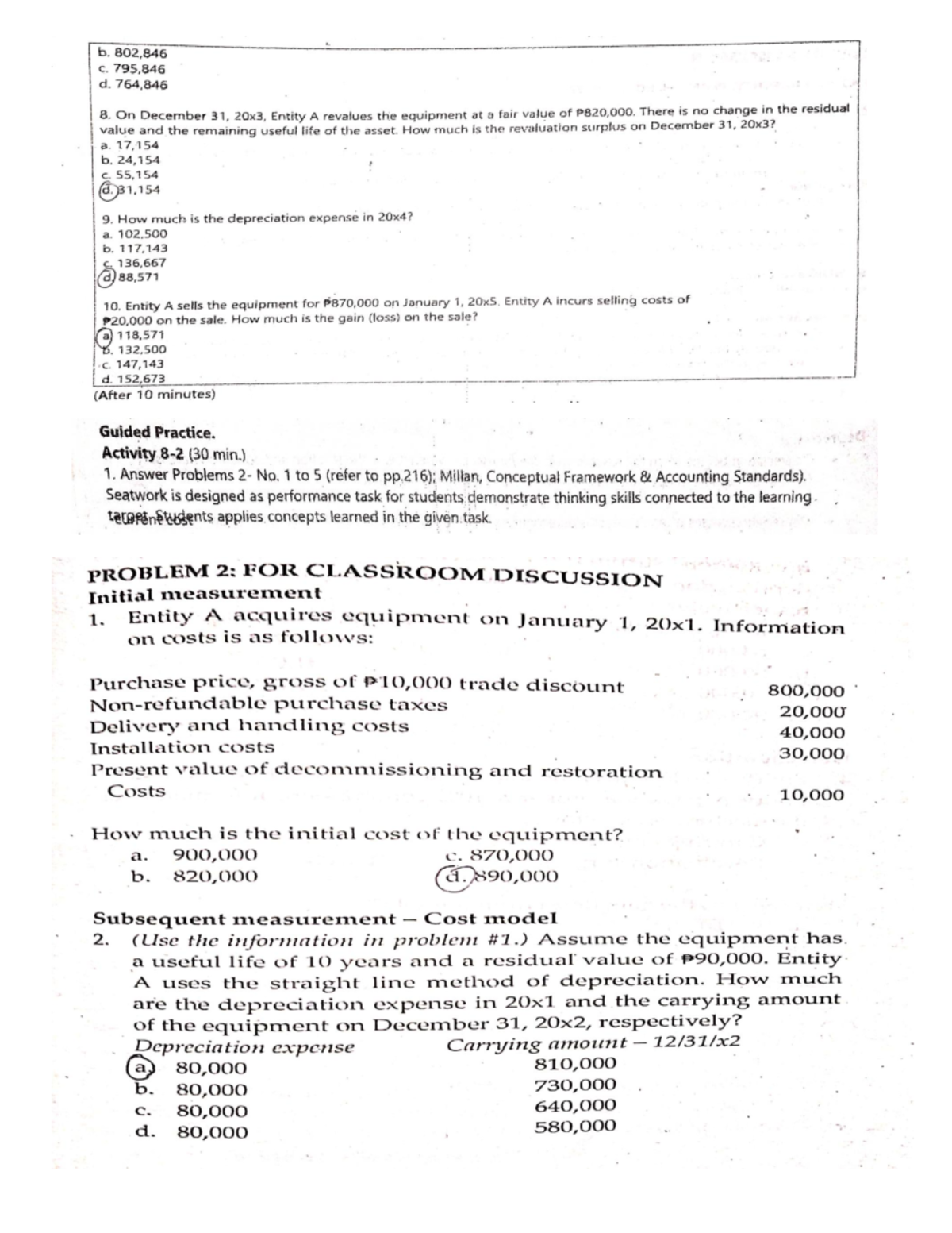 ACC 1 03 SAS 6 - Module 6 answer - Accountancy - Studocu