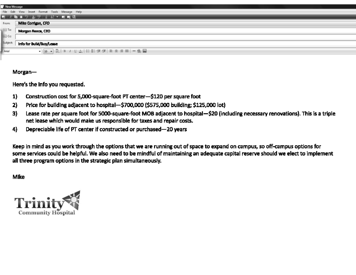 CFO email to CEO - AMT2 - WGU - Studocu