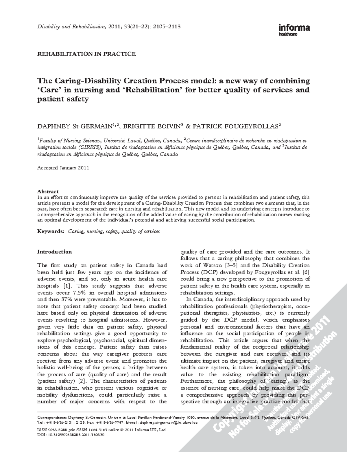 65960792 - notes - REHABILITATION IN PRACTICE The Caring-Disability ...