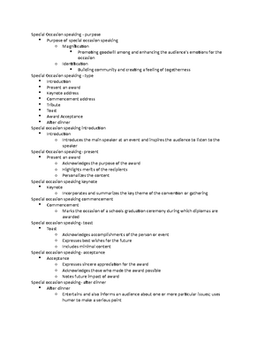 Invitational speech outline - Purpose: To invite Specific Purpose: To ...