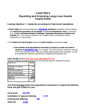 Acct 200 Chapter 4 Summary S23 Filled in - CHAPTER 4: Summary ♦ The REVENUE Recognition ...
