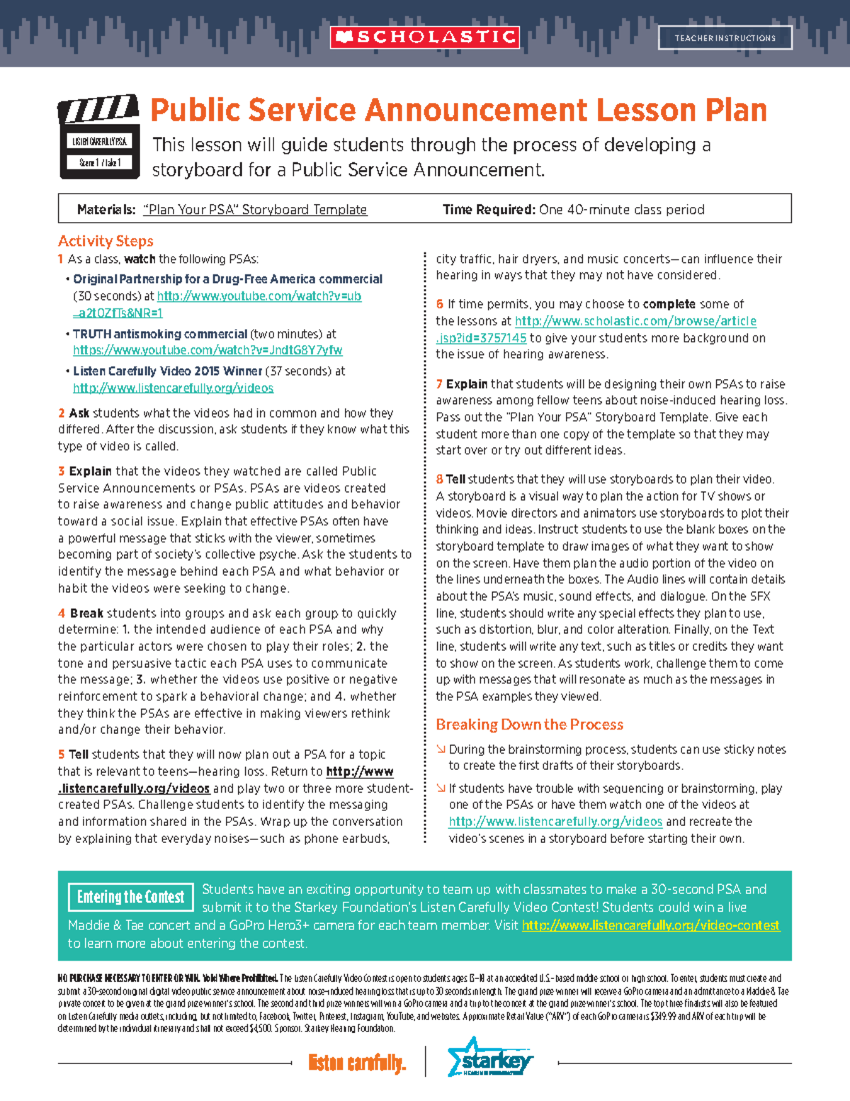 PSA Storyboard - Use this to generate a PSA about your health concern ...