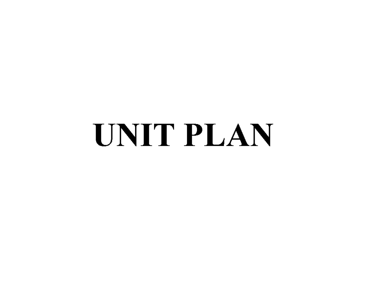 Unitplan - UNIT PLAN - UNIT PLAN UNIT PLAN COURSE : M. (N) II YEAR ...