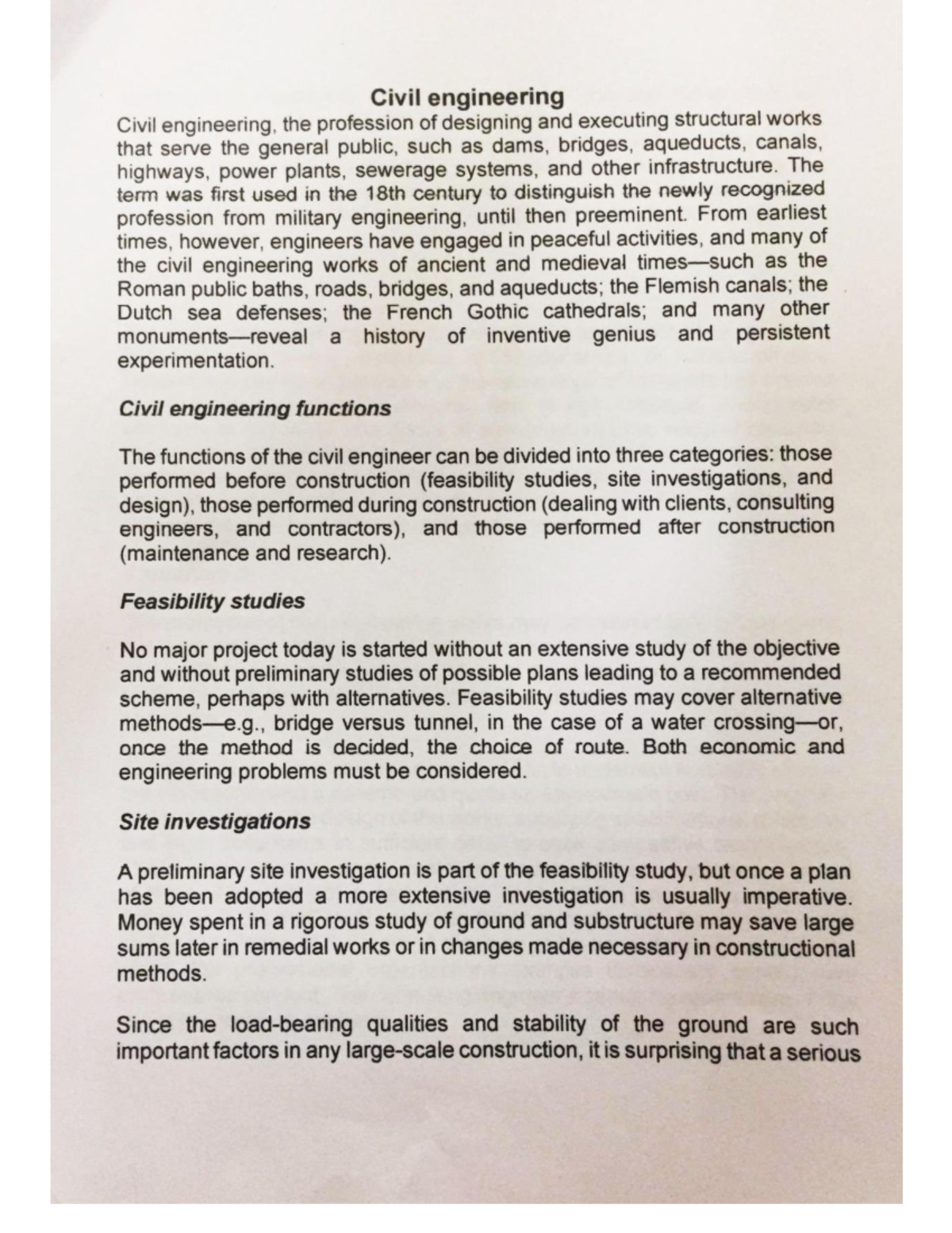 CEO-1 - My notes for civil engineering orientation - Civil Engineering ...
