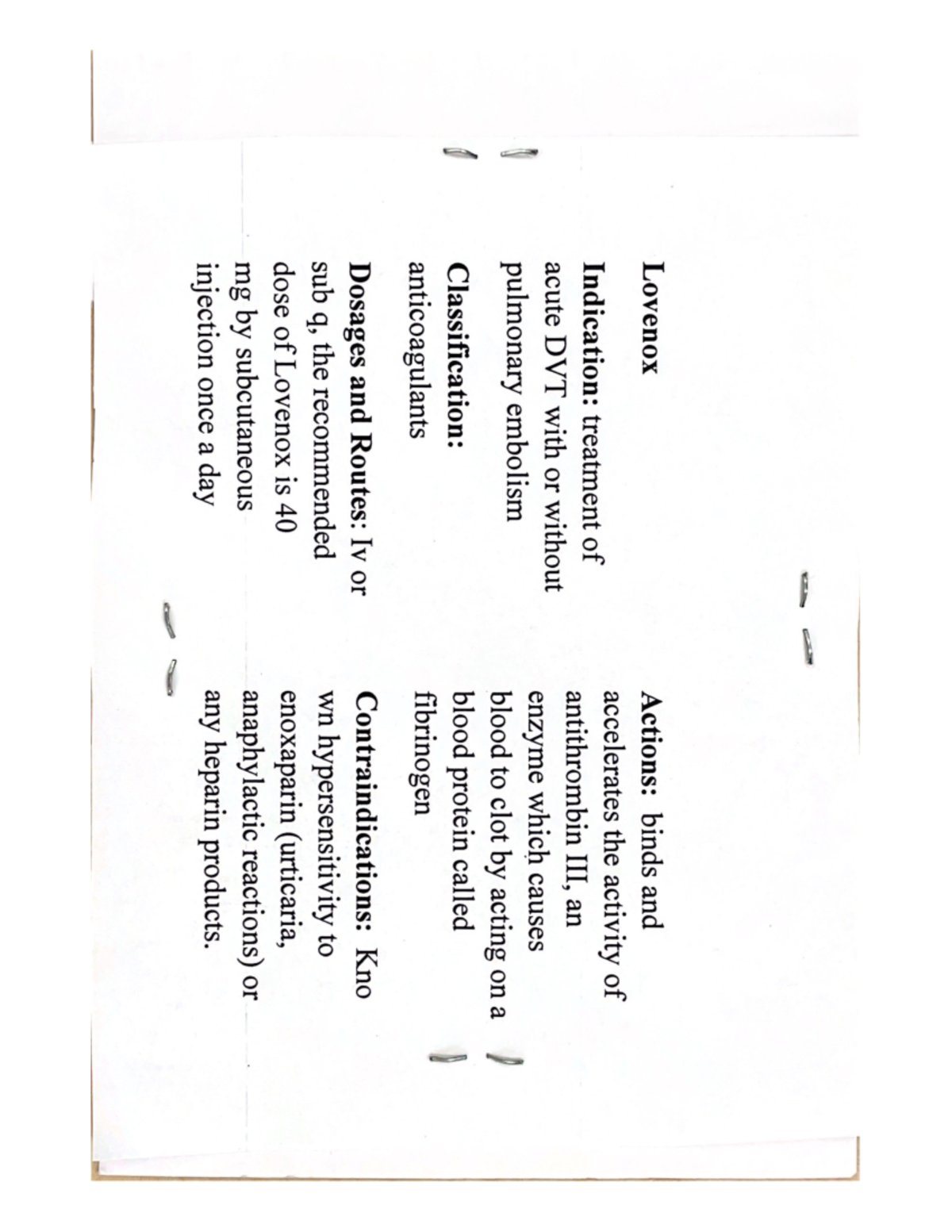 10-18 drug cards - NR2010 - Studocu