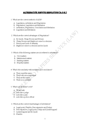 100 MCQs - Interpretation of Statutes - DAYANAND COLLEGE OF LAW, LATUR ...