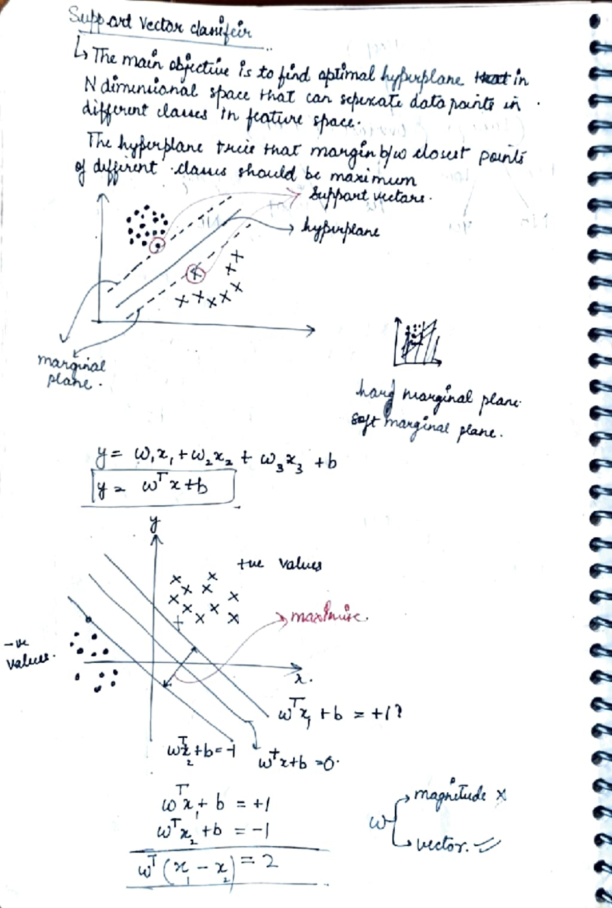 ML Unit - 2 - ML notes Mid term - Machine Learning - Studocu