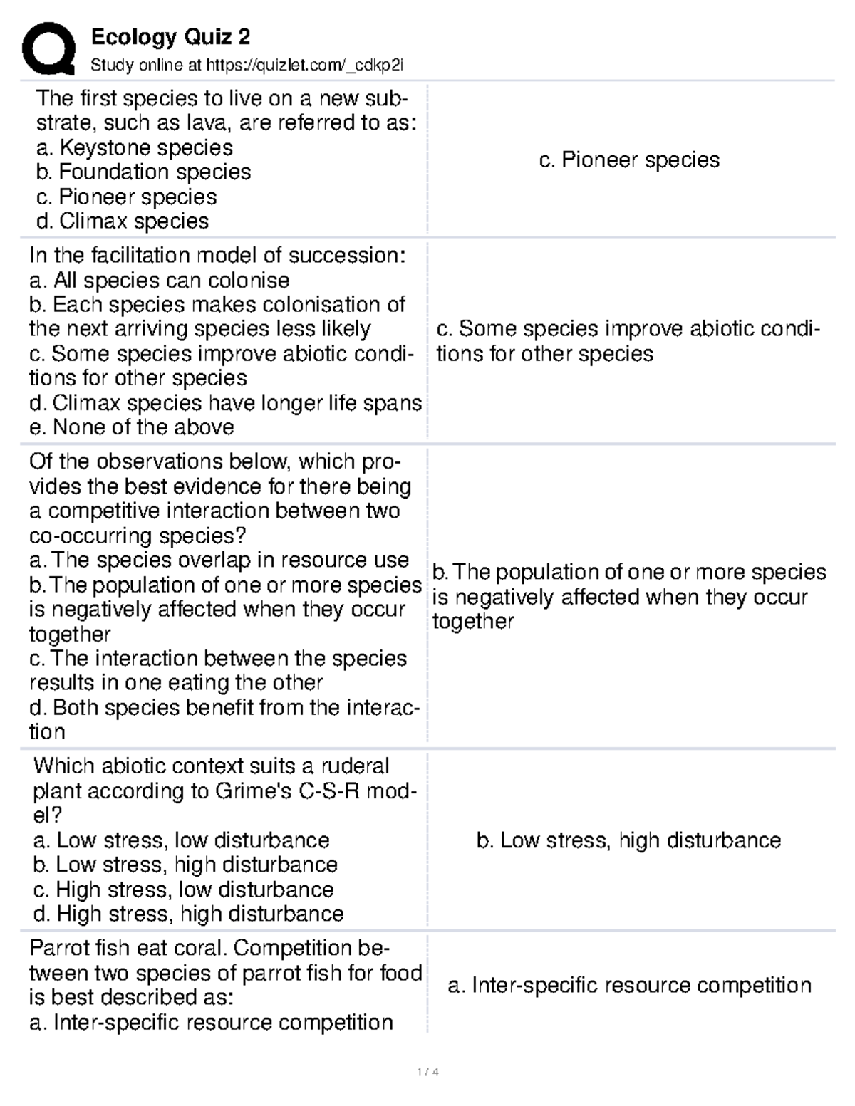 Quiz 2 - Flashcards for quiz 2 - Study online at quizlet/_cdkp2i The ...