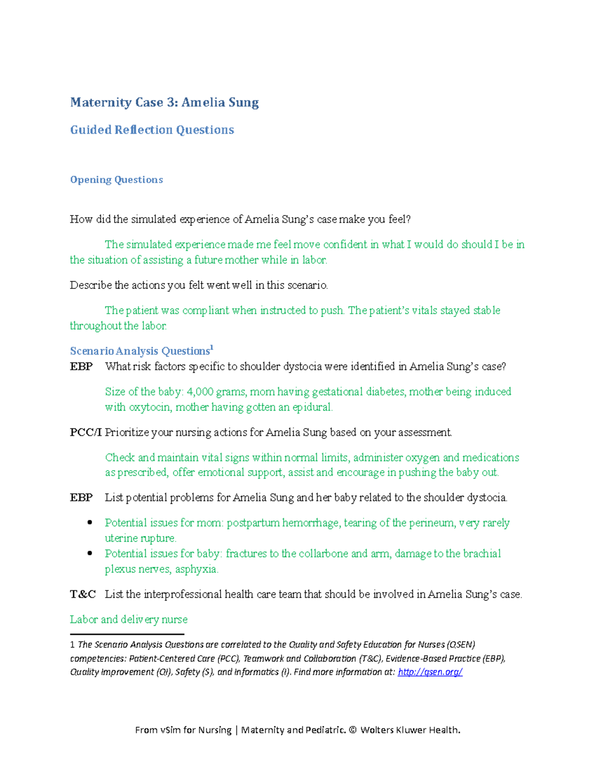 Maternity Case 03 GRQ.docx - Maternity Case 3: Amelia Sung Guided ...