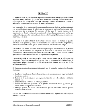 Actividad 1 Administracion de Recursos Humanos - Studocu