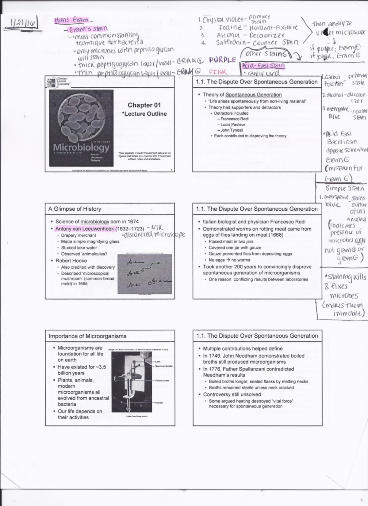 Ch.1 Notes - BIO 101 - Studocu