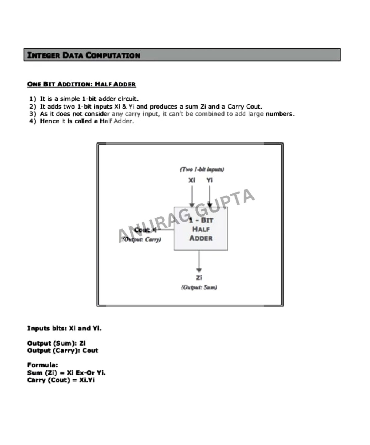 COA Unit 2 watermarked - B.tech - Studocu