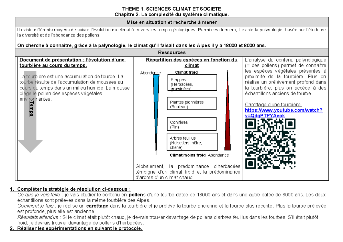 Lucie Ophélie - THEME 1. SCIENCES CLIMAT ET SOCIETE Chapitre 2. La ...