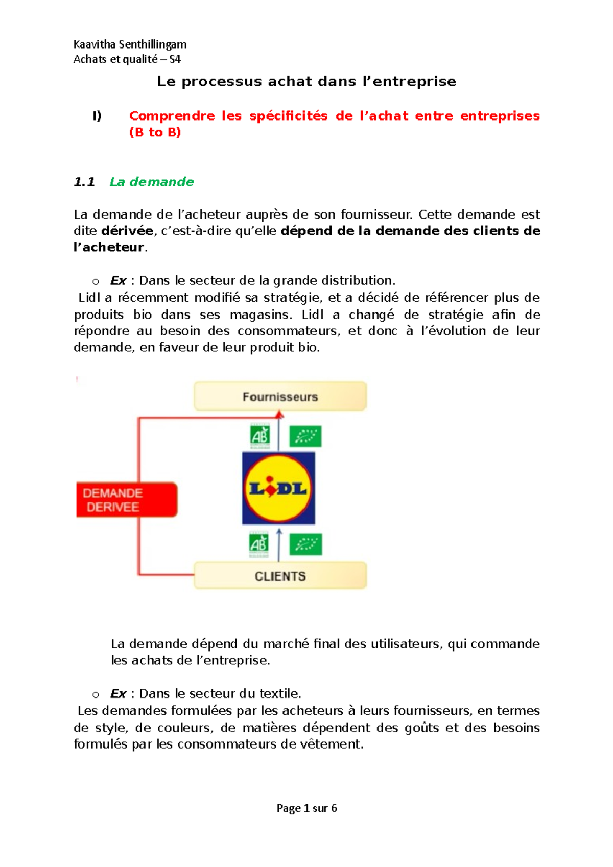 Le processus achat dans l'entreprise - Kaavitha Senthillingam Achats et ...