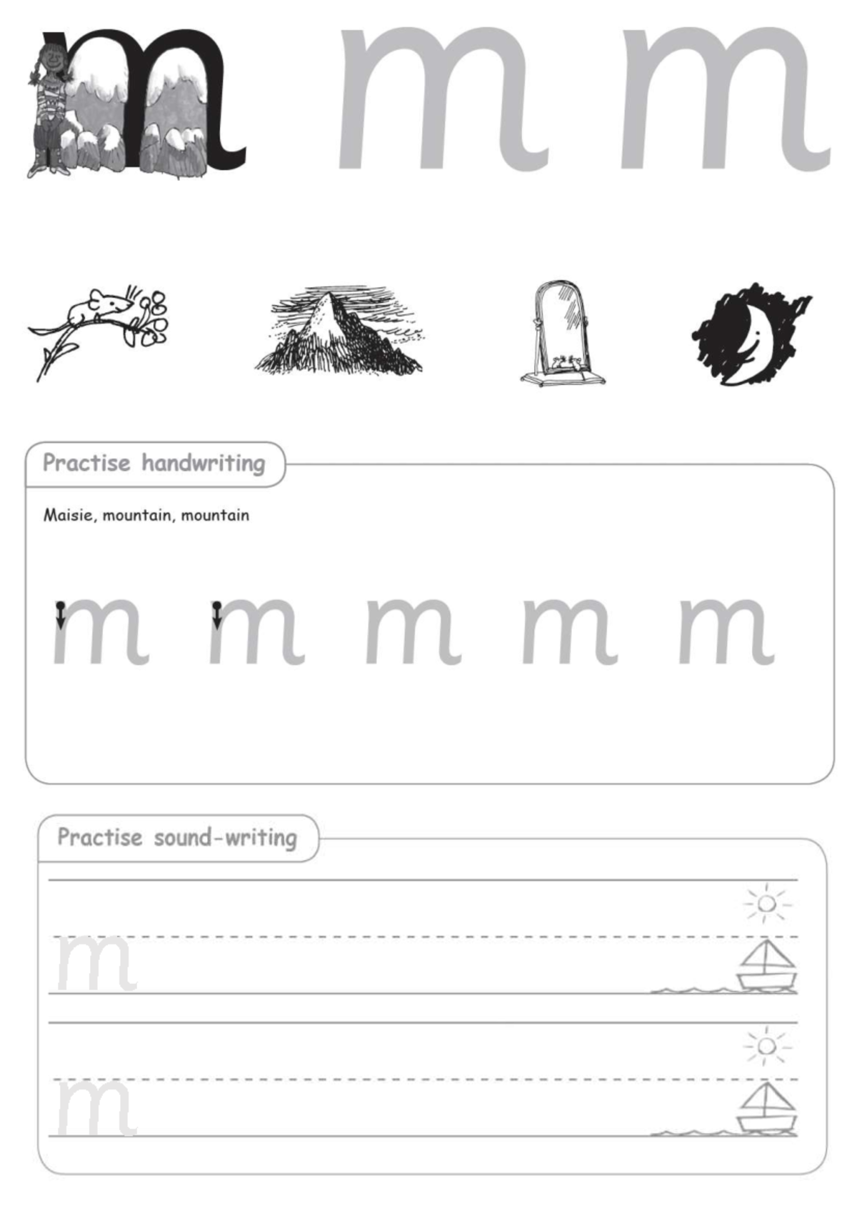 Handwriting Set 1 single letters - Social psychology - m m a a t t n n ...