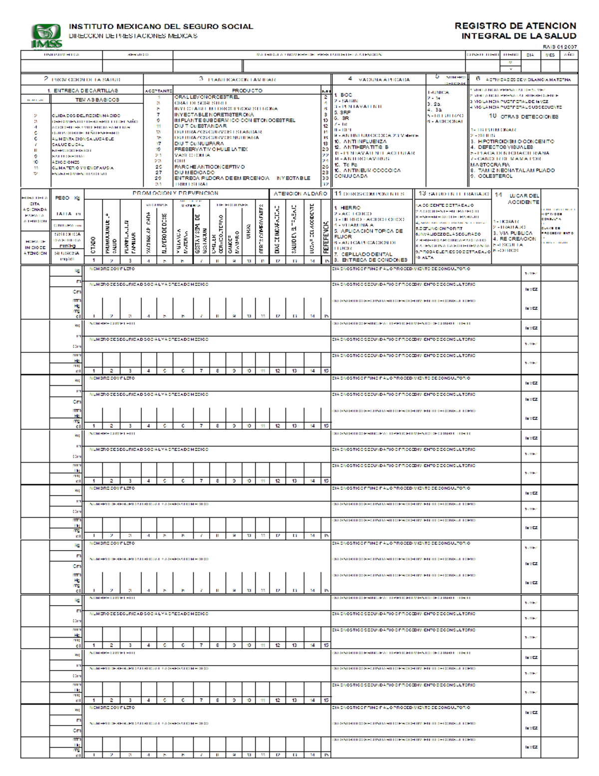 HOJA RAIS 2022 - INSTITUTO MEXICANO DEL SEGURO SOCIAL REGISTRO DE ...