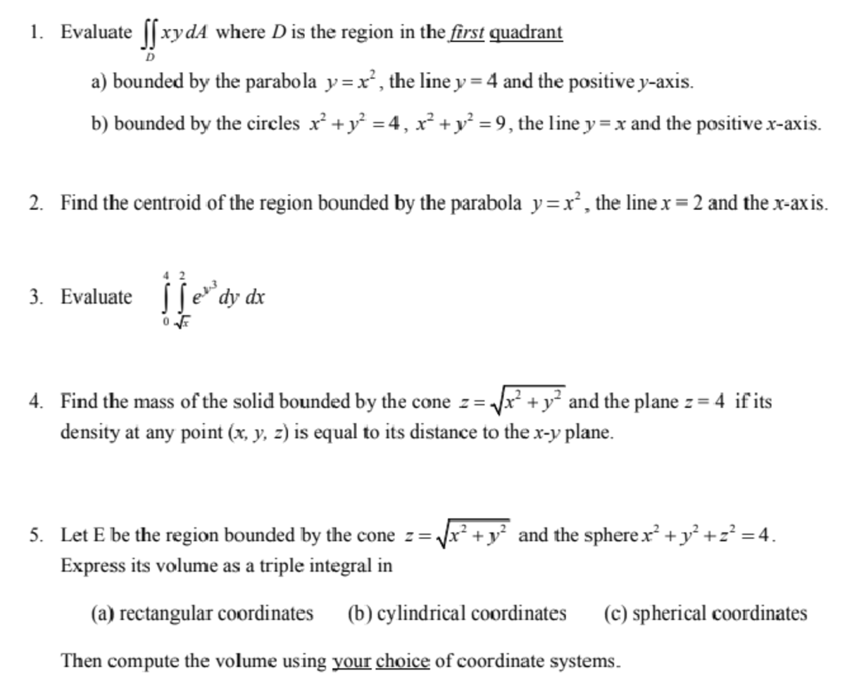 Old Exam + Solutions - MATH 201 - Studocu