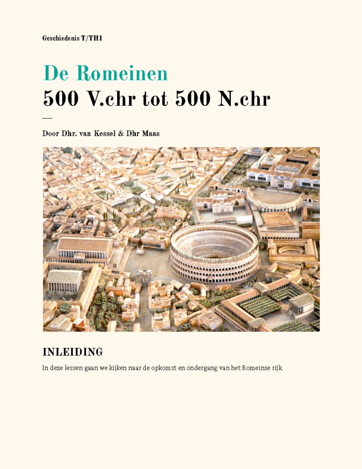 T Th boekje Romeinen - Geschiedenis T/TH De Romeinen 500 V tot 500 N ...