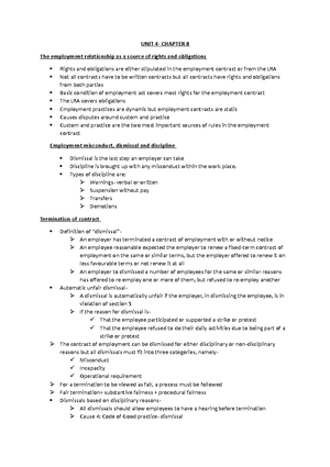 Chapter 2 - Unit 2: Participants in South Africa’s Labour Relation ...