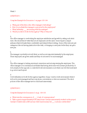 LGLA 2307 - Assignment 8 - Week 8 QUESTION 1 Complete “Example for Discussion” 1 on pages 284 ...