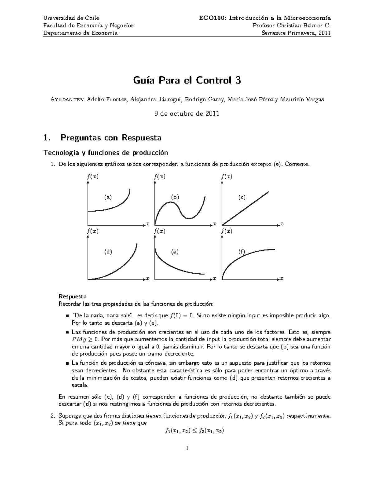 Guia4 - guia - Universidad de Chile Facultad de Econom ́ıa y Negocios ...